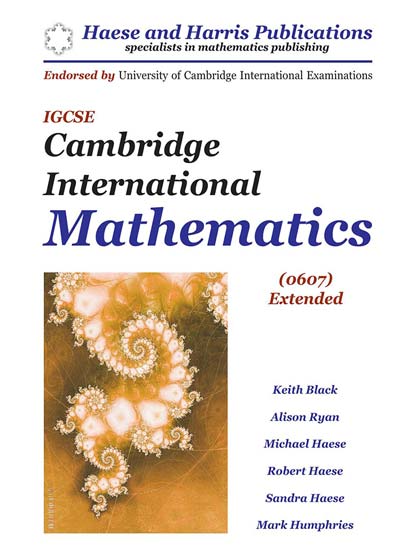 IGCSE Cambridge International Mathematics 0607 Extended by Michael – Morning Store